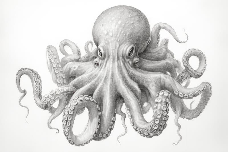 Octopus Pencil Sketch