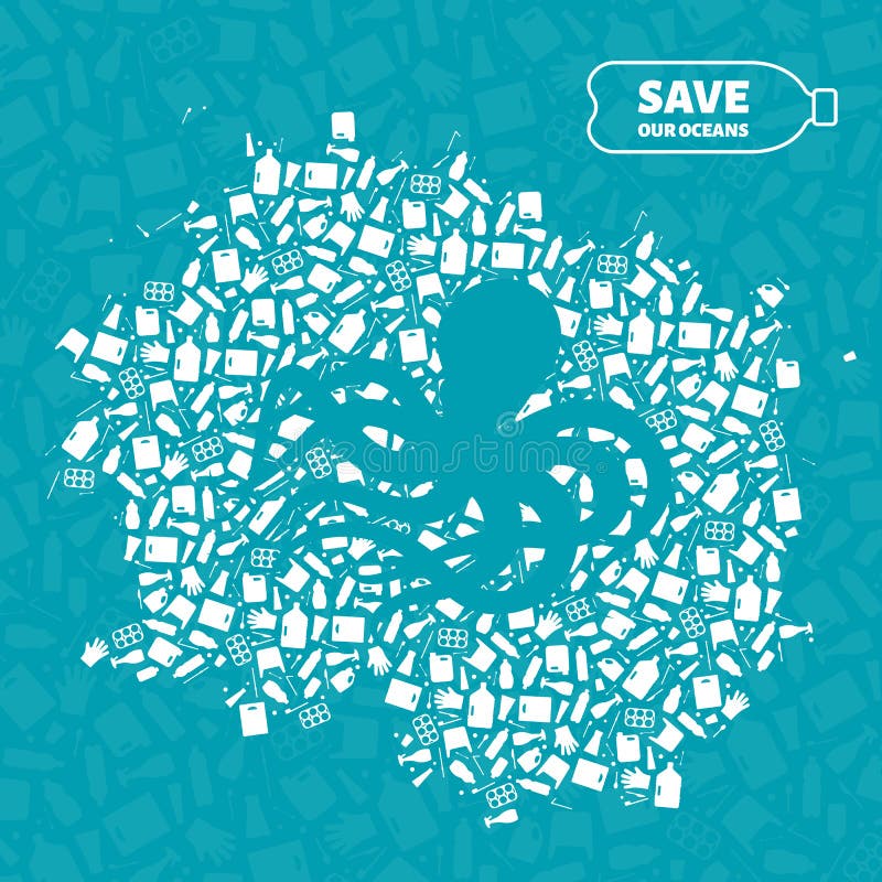 Octopus Marine Mollusc Outline Stock Illustrations – 107 Octopus Marine ...