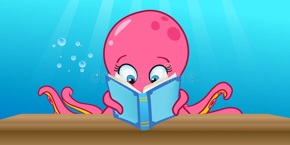 Octopus Reading Stock Illustrations – 287 Octopus Reading Stock ...