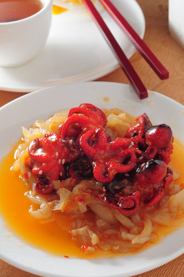 Octopus smoked jelly fish stock photo. Image of small - 29268208