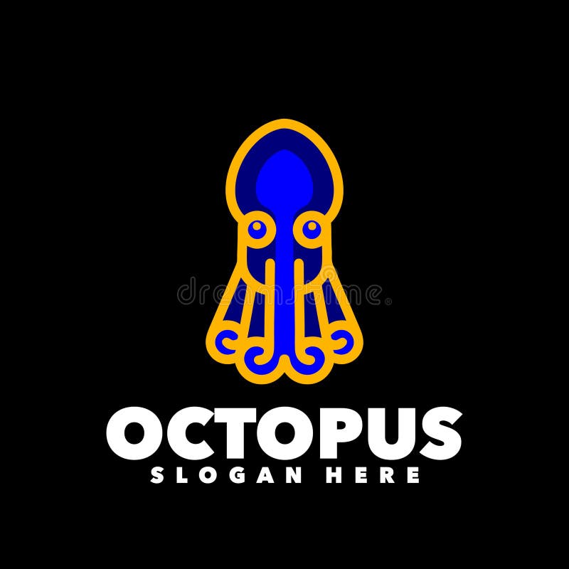 Octopus symbol logo stock vector. Illustration of symbol - 293508818