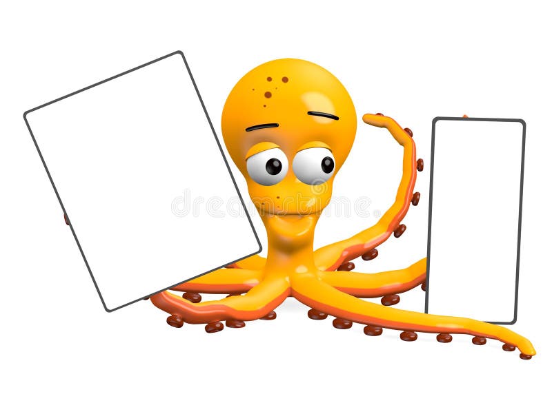 Octopus Template Text Stock Illustrations – 541 Octopus Template Text ...
