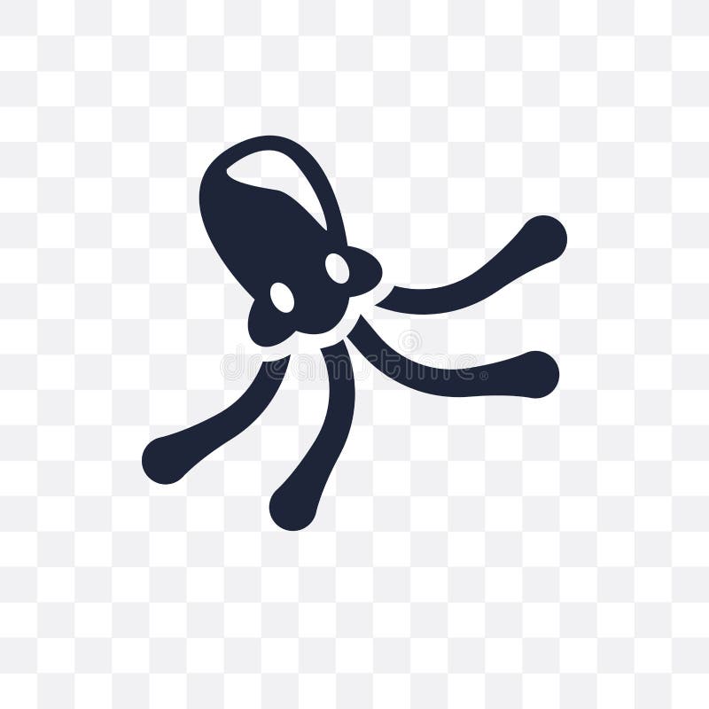 Octopus Transparent Icon. Octopus Symbol Design from Animals Col Stock ...