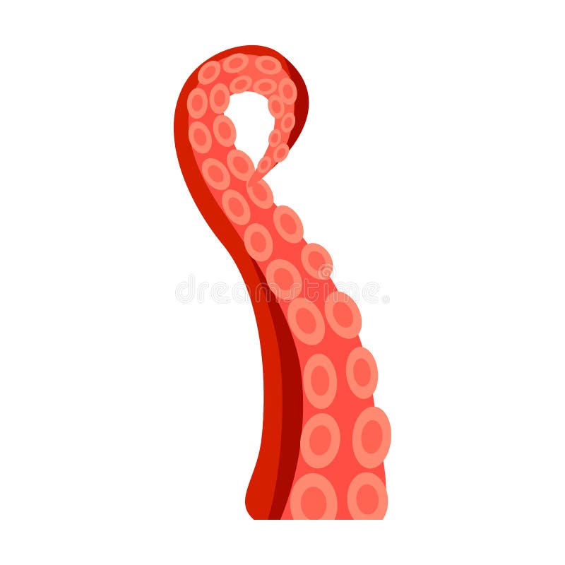 Octopus Vector Icon.Black Vector Icon Isolated on White Background ...