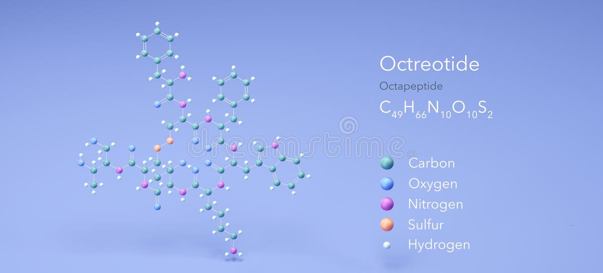 Octreotide Molecule Stock Illustrations – 13 Octreotide Molecule Stock ...