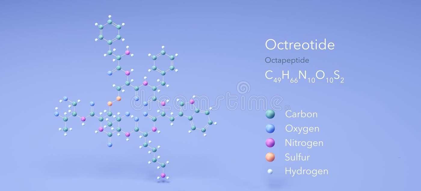 Octreotide Molecule Stock Illustrations – 13 Octreotide Molecule Stock ...