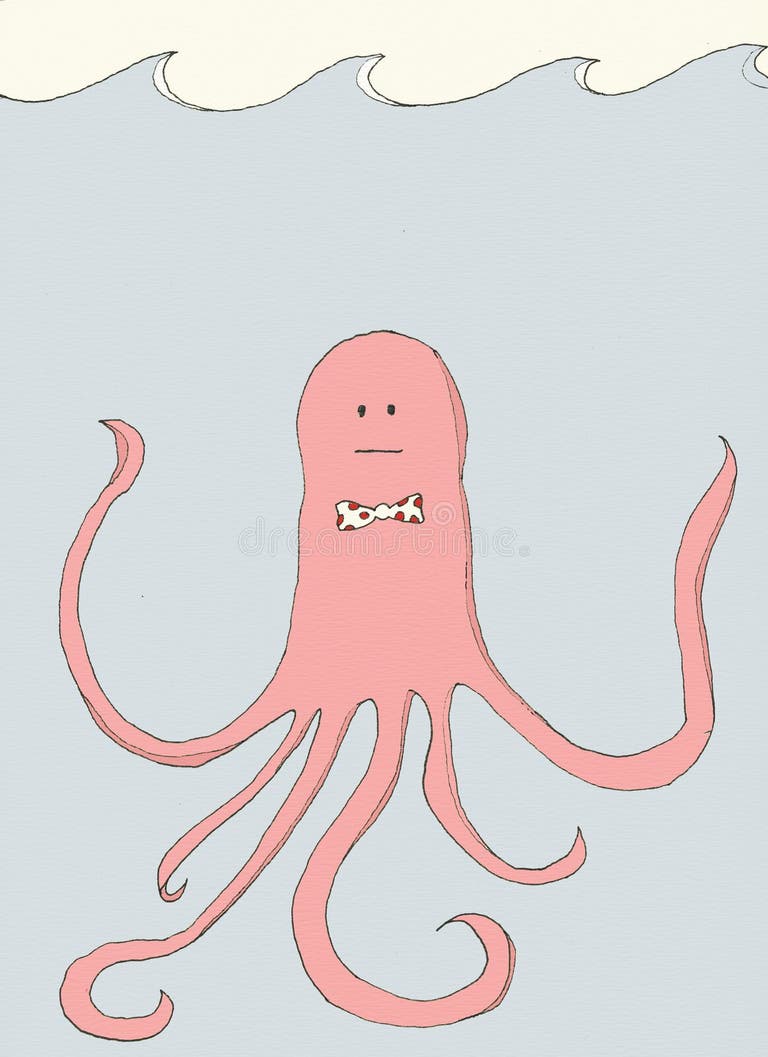 Octopus Front View Stock Illustrations – 270 Octopus Front View Stock ...