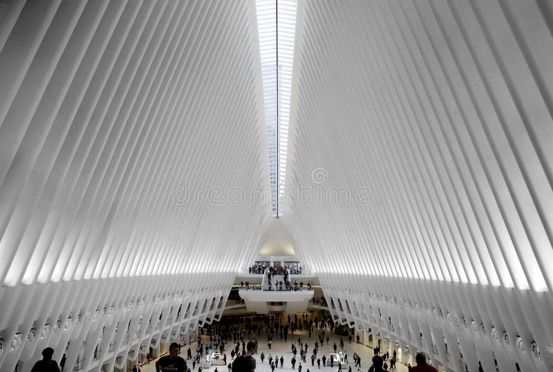 Oculus Building Interior editorial photography. Image of oculus - 181215837