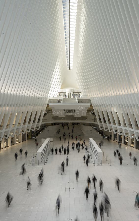 Station De Train D'Oculus à New York Photo éditorial - Image du station ...