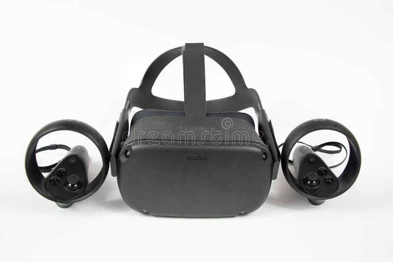 Oculus Quest VR Headset and Controllers Editorial Stock Photo - Image ...