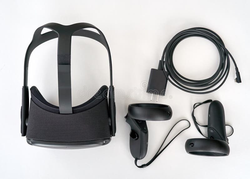 Oculus Quest VR Virtual Reality Headset and Controllers by Facebook ...