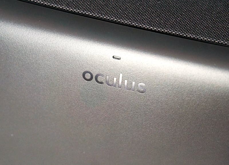 Oculus Quest VR Virtual Reality Logo Close Up Editorial Stock Image ...