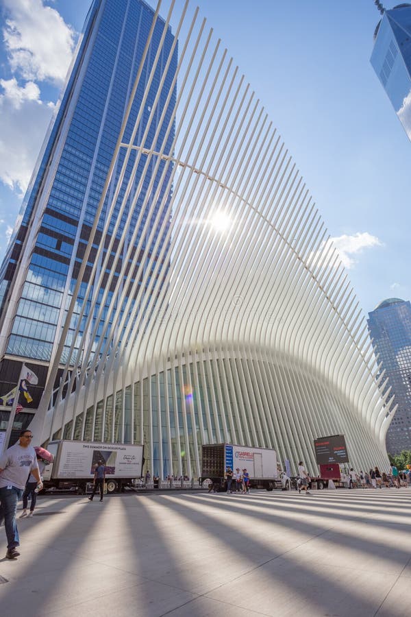 Oculus World Trade Center Transportation Hub Imagen de archivo ...