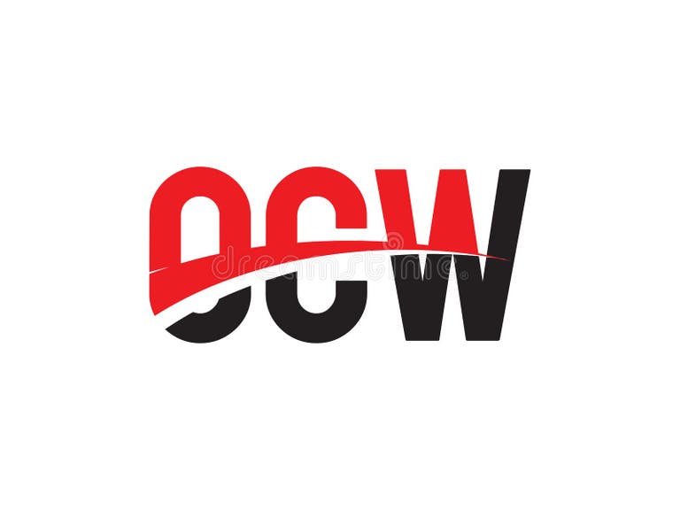 OCW Letter Initial Logo Design Vector Illustration Stock Vector ...