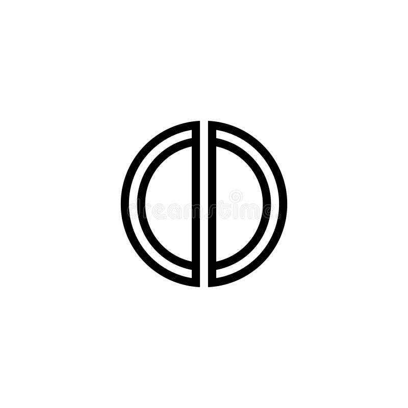 OD Letter Logo Icon Design Template Elements Stock Vector ...