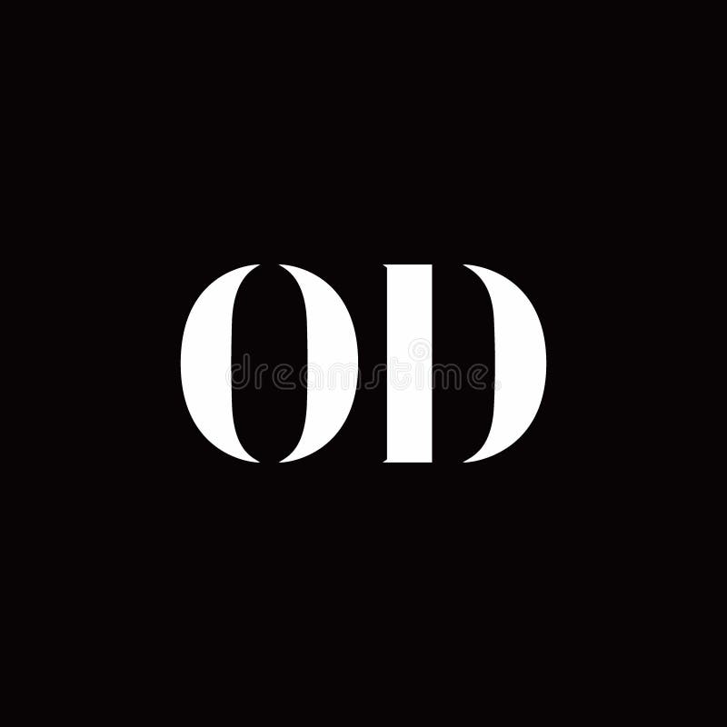 OD Logo Letter Initial Logo Designs Template Stock Vector ...