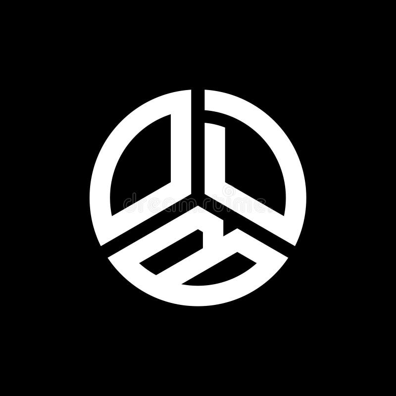 ODB Letter Logo Design on Black Background. ODB Creative Initials ...