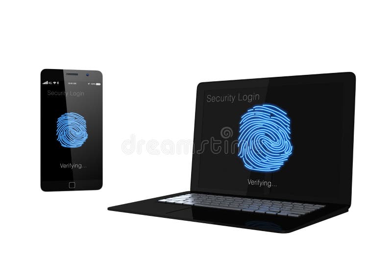 Odcisk Palca Rejestraci I Uwierzytelnienia Ikona Odcisk Istota Ludzka ...