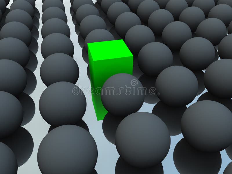 Odd One Out stock illustration. Illustration of shape - 11366120