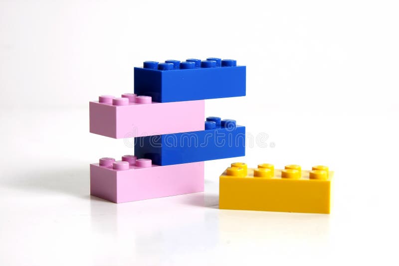 Odd One Out stock photo. Image of lego, yellow, father - 18052828