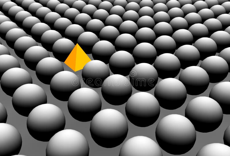 Odd one out stock illustration. Illustration of colour - 219687