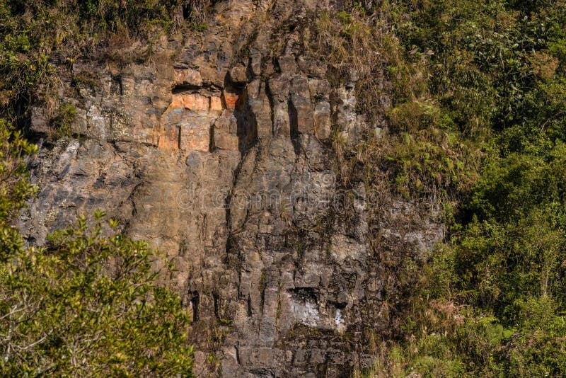 Odd Rock Formations at the Side of a Mountains of the Eastern Range of ...