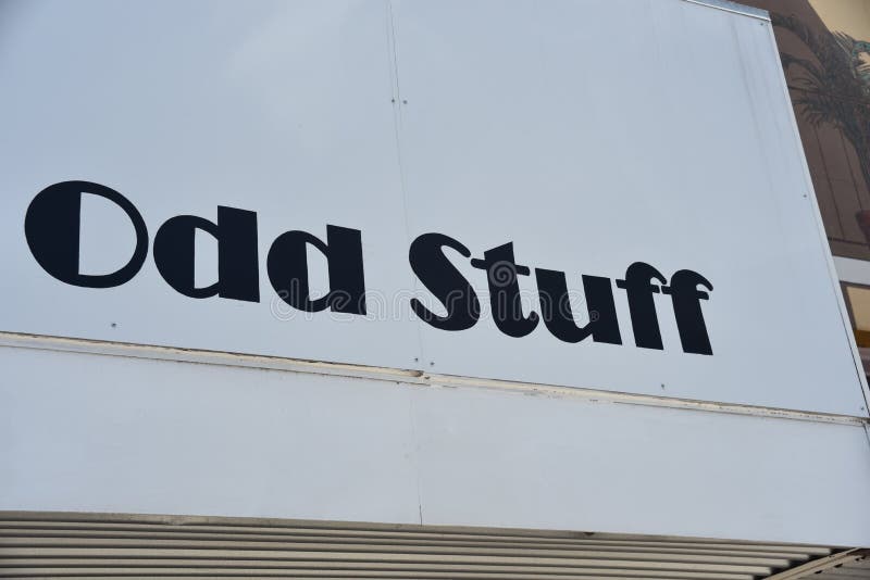 Odd Stuff editorial stock image. Image of american, table - 56174819