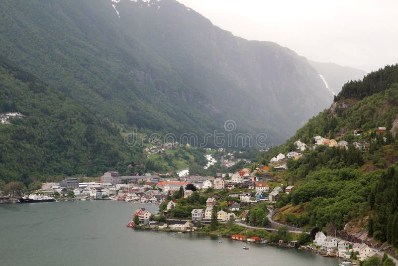 Odda, Norway stock image. Image of fjord, tourism, wooden - 59309227