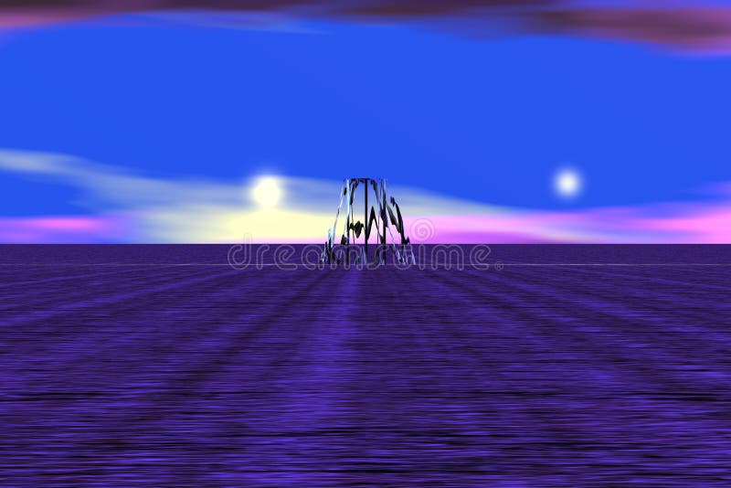 Oddly Shaped Figure Frame Unknown Blue Planet Drawing for Title 3d ...