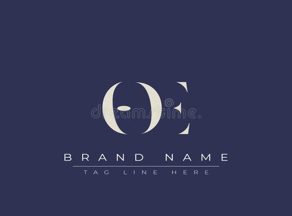 ODE Abstract Letter Logo Design Stock Vector - Illustration of font, sign: 369335596