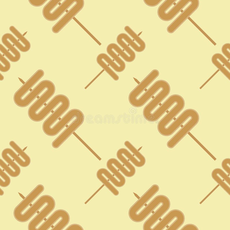 Oden or Odeng Seamless Pattern Vector Illustration Stock Vector ...