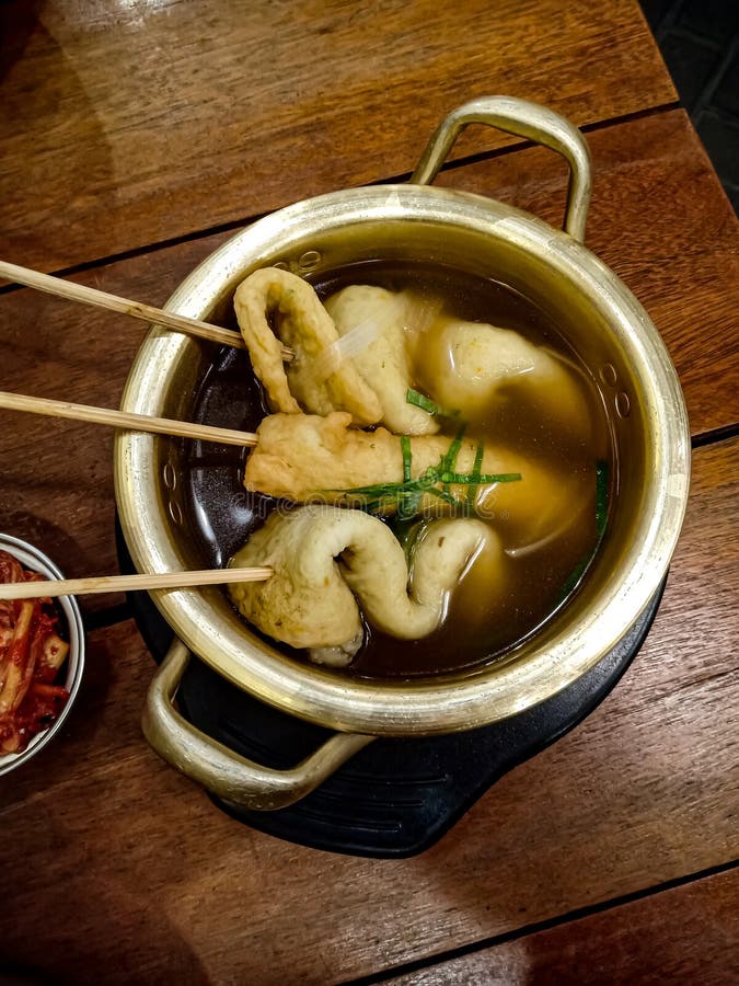 One of the Most Popular Korean Foods Stock Photo - Image of odeng ...