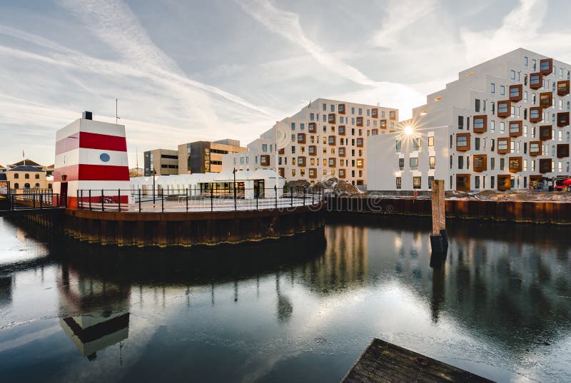 Odense Outdoor Harbor Swimming Pool, Denmark Editorial Photo - Image of ...