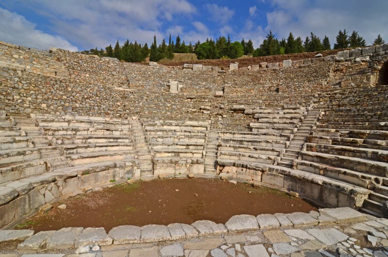Odeon at Ephesus stock image. Image of roman, theater - 35669765