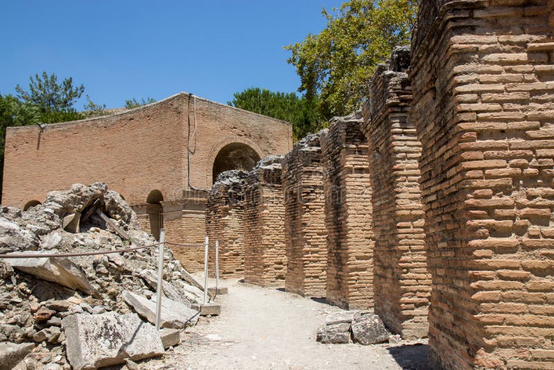 Odeon in Gortyn on Crete stock photo. Image of city - 170127938
