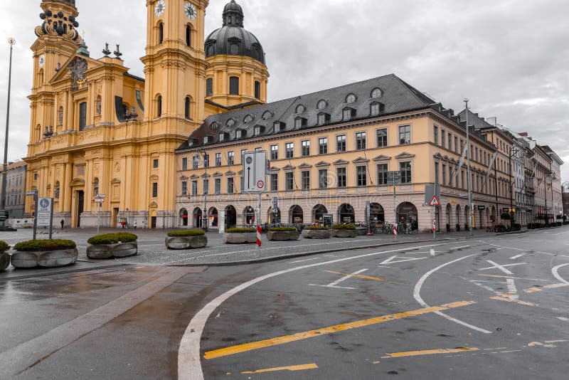 Odeonsplatz in Munich, Bavaria, Germany Editorial Photo - Image of ...