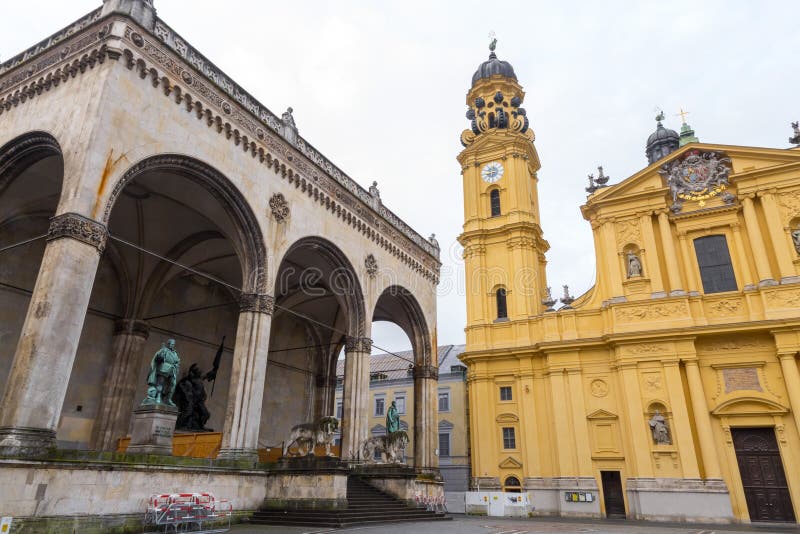 Odeonsplatz in Munich, Bavaria, Germany Editorial Photography - Image ...