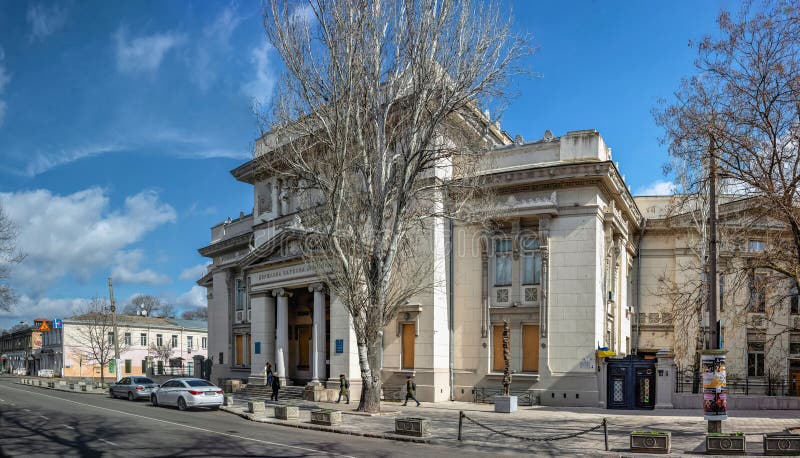 Odessa National Scientific Library in Ukraine Editorial Photography ...