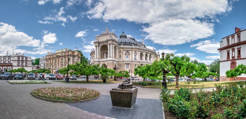 Odessa Opera and Ballet House in Ukraine Editorial Photo - Image of ...