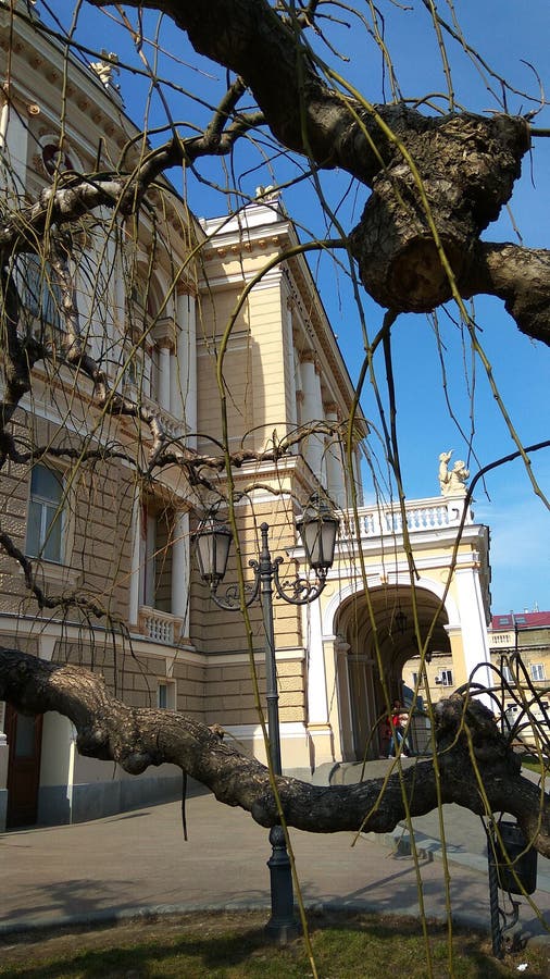 Odessa Opera House stock image. Image of lawn, famous - 90209511