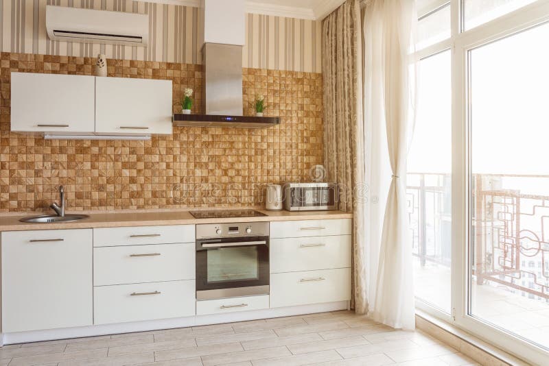 Odessa, Ukraine, February 16, 2021: Modern Interior of a Bright ...