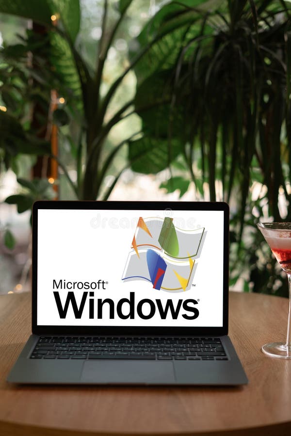 Odessa, Ukraine - June 14, 2023: Laptop Computer with Logo of Windows ...