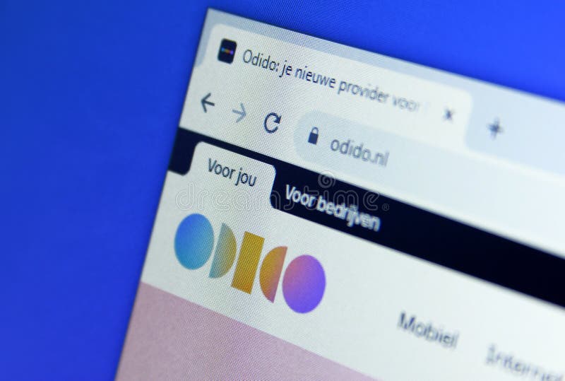 Odido telecom company editorial photo. Image of logo - 296822376