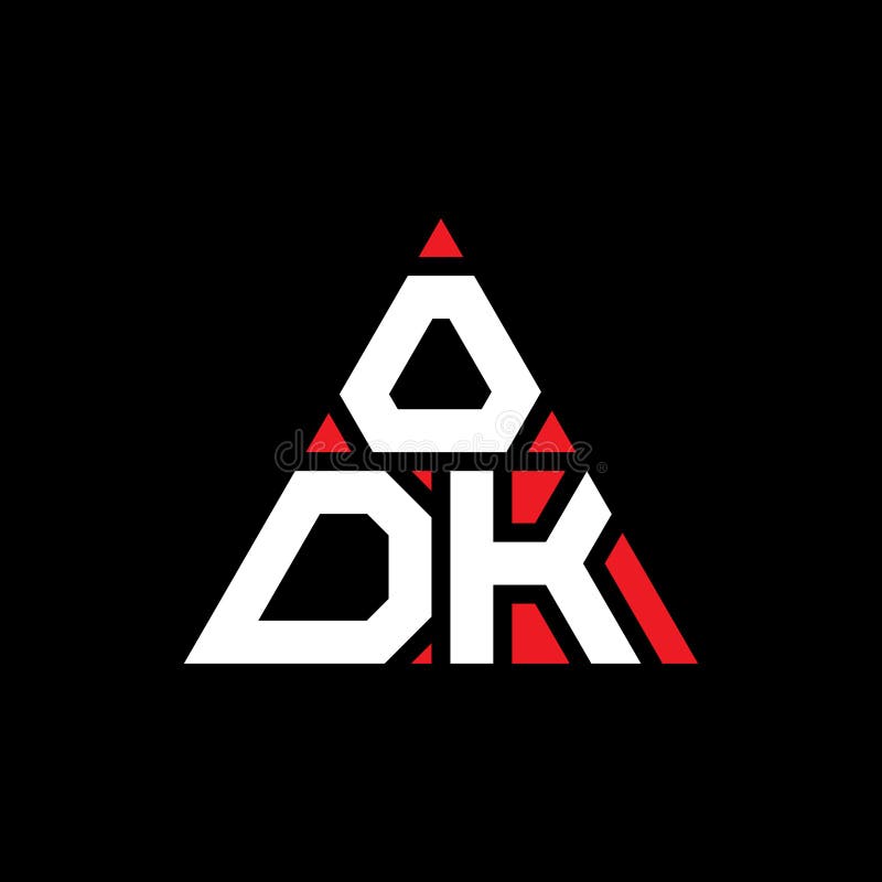 Odk Triangle Letter Stock Illustrations – 4 Odk Triangle Letter Stock ...