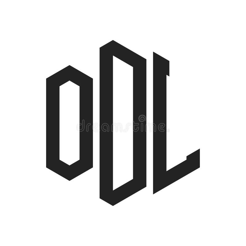 ODL Logo Design. Initial Letter ODL Monogram Logo Using Hexagon Shape ...