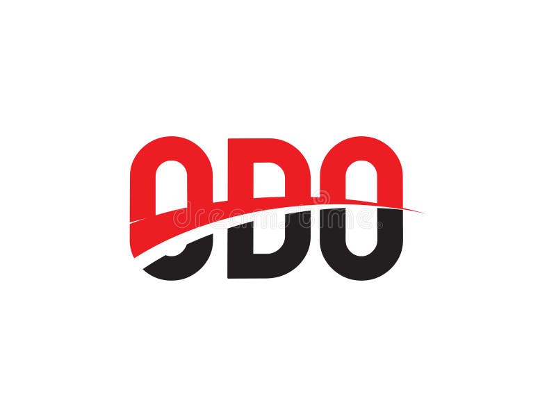 ODO Letter Initial Logo Design Vector Illustration Stock Vector ...