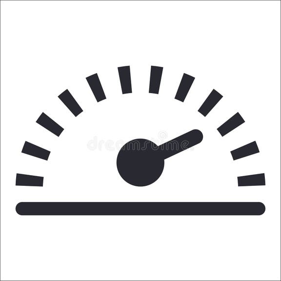 Odometer icon stock vector. Illustration of vector, competition - 11031019