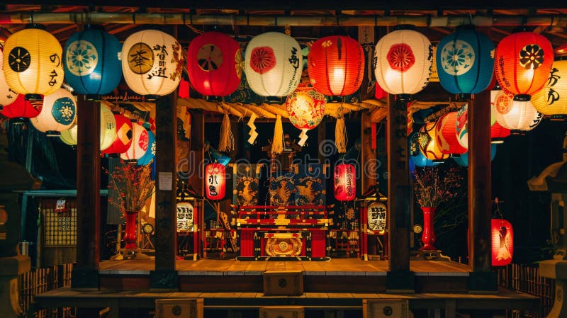 The Odori Dance is Ready To Take Place Stock Image - Image of show ...