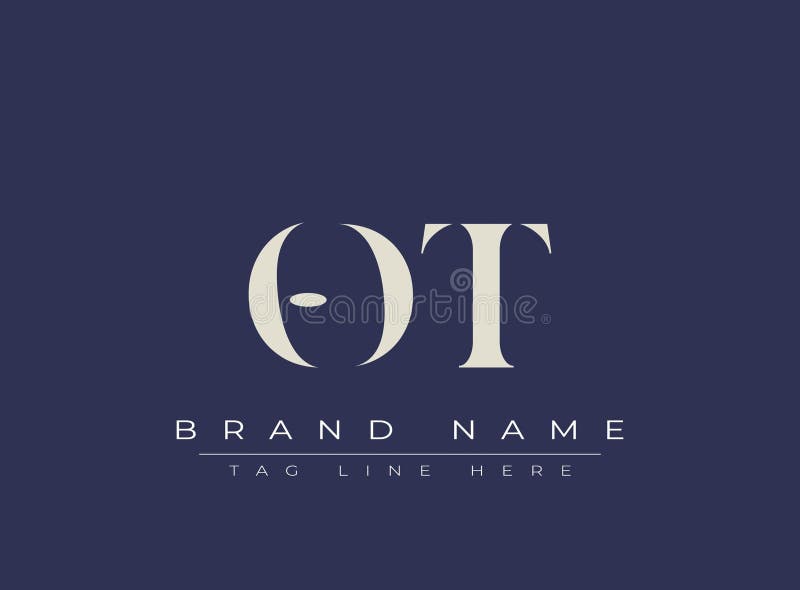 ODT Abstract Letter Logo Design Stock Vector - Illustration of concept ...