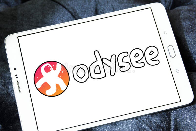 ODYSEE video platform logo editorial photo. Image of protocol - 299193311